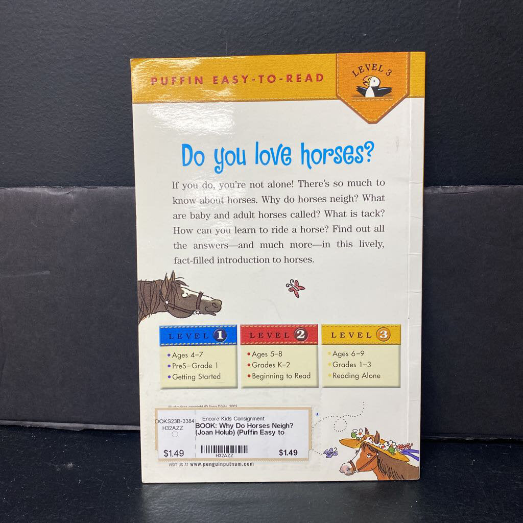 Why Do Horses Neigh? (Joan Holub) (Puffin Easy to Read Level 3) -educa ...