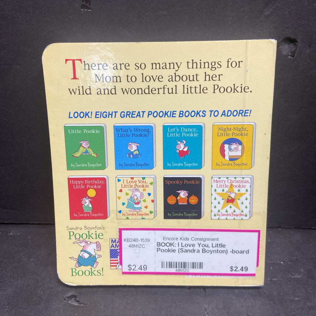 I Love You, Little Pookie (Sandra Boynton) -board – Encore Kids Consignment