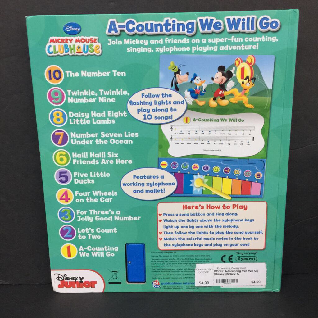 A-Counting We Will Go (Disney Mickey & Friends/Mickey Mouse Clubhouse ...