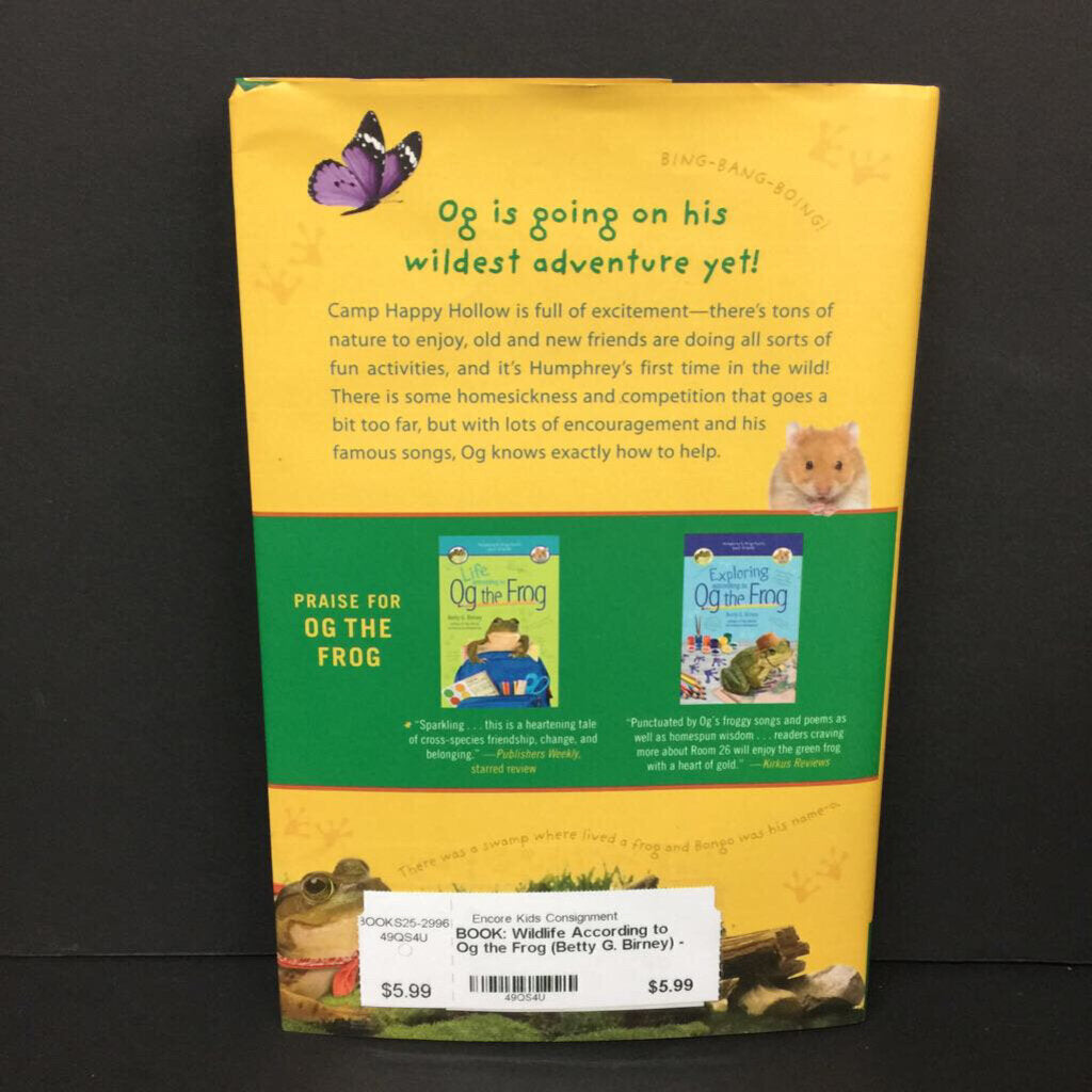 Wildlife According to Og the Frog (Betty G. Birney) -series hardcover ...