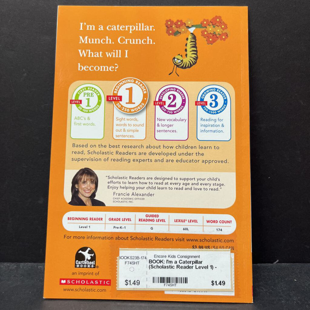 I'm a Caterpillar (Scholastic Reader Level 1) -reader – Encore Kids ...