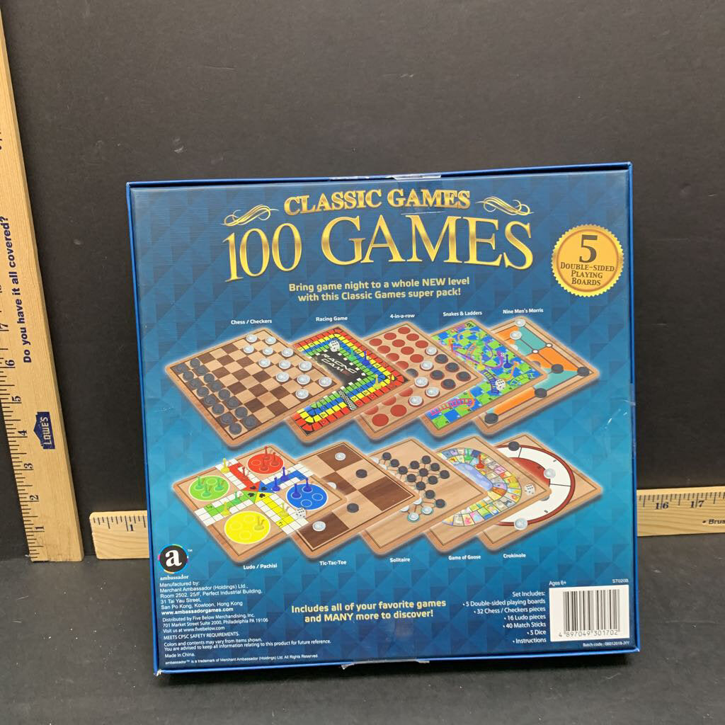 Classic Games 100 Games – Encore Kids Consignment