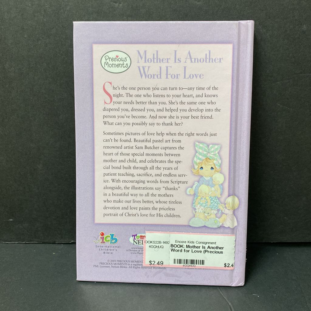 Mother Is Another Word for Love (Precious Moments) (Sam Butcher) -char ...