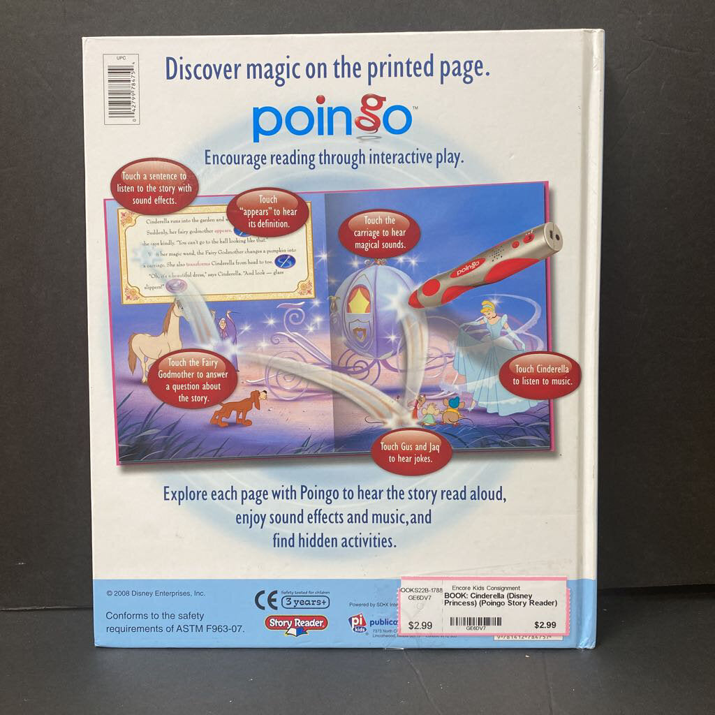Cinderella (Disney Princess) (Poingo Story Reader) -interactive ...