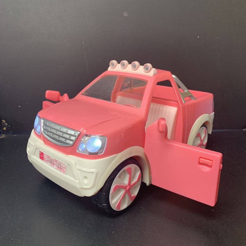 Pickup Truck Lori By Battat Car Lori ride shine pickup truck for 18" doll