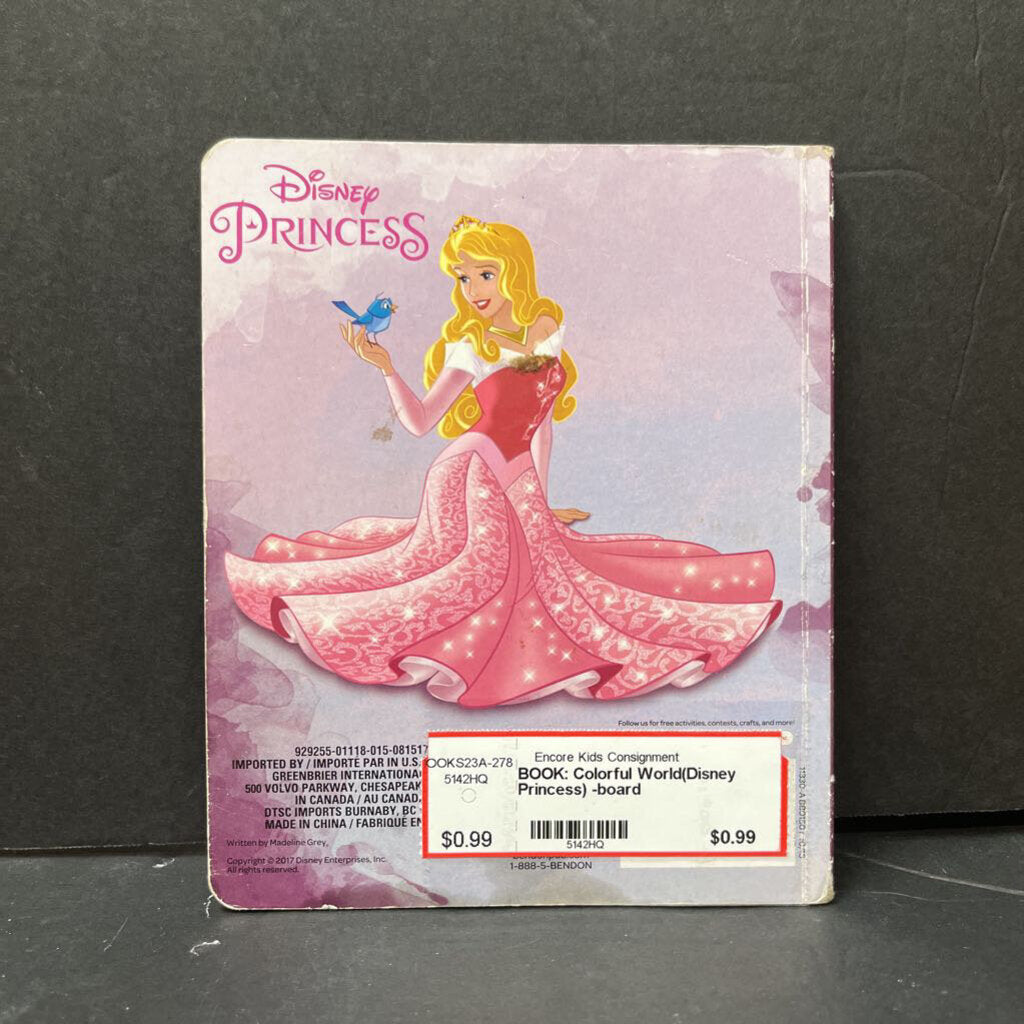 Colorful World(Disney Princess) -board – Encore Kids Consignment