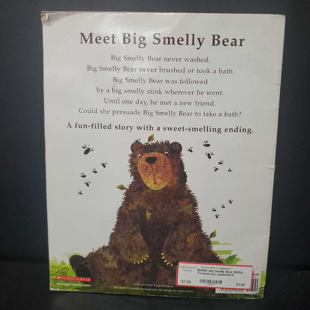 Big Smelly Bear (Britta Teckentrup) -paperback – Encore Kids Consignment