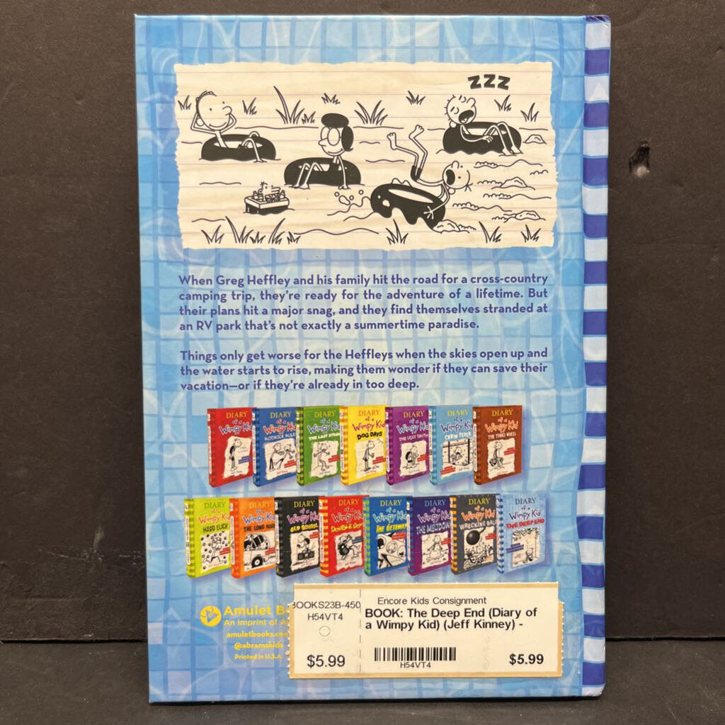The Deep End (Diary of a Wimpy Kid) (Jeff Kinney) -hardcover series ...