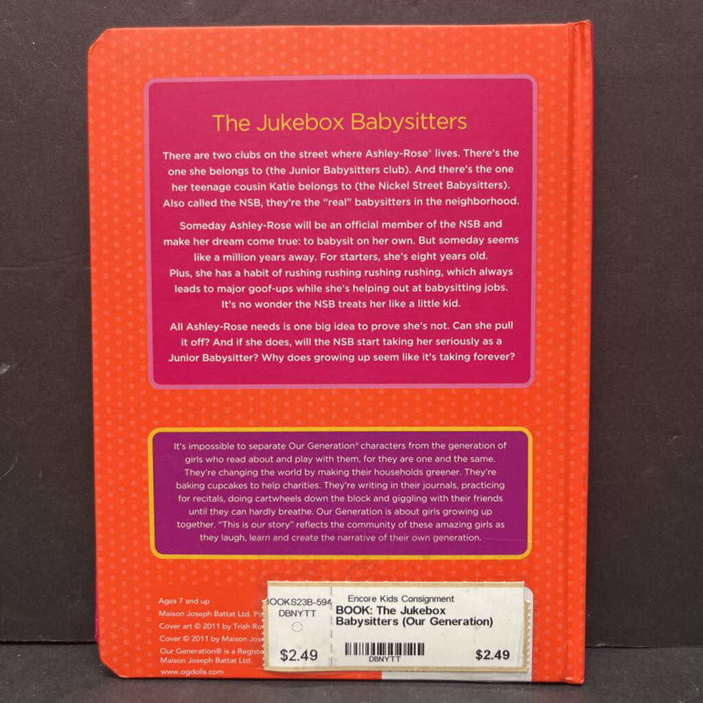 The Jukebox Babysitters: Featuring Ashley-Rose (Our Generation) (Susan ...
