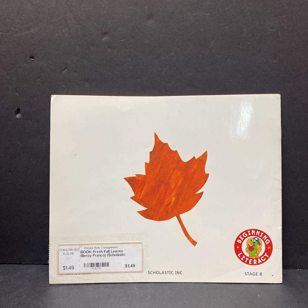 Fresh Fall Leaves (Betsy Franco) (Scholastic Beginning Literacy) -read ...