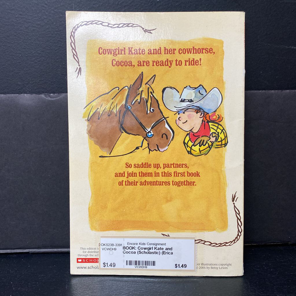 Cowgirl Kate and Cocoa (Scholastic) (Erica Silverman) -reader – Encore ...