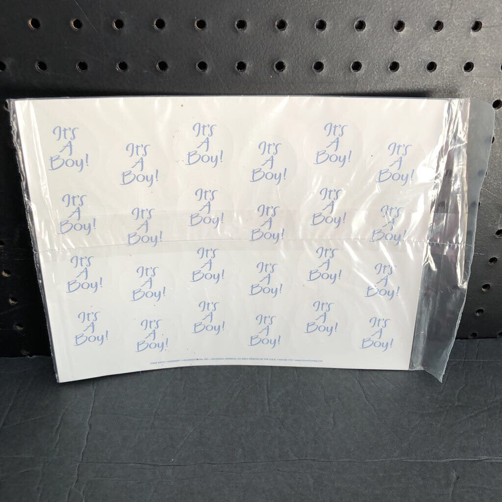 "It's A Boy!" Stickers (NEW) – Encore Kids Consignment