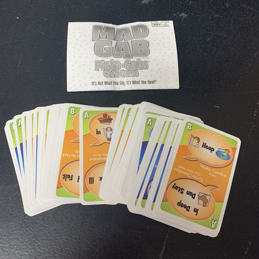 Mad Gab Card Game – Encore Kids Consignment