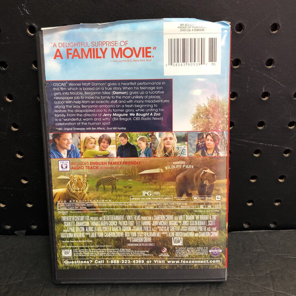 We Bought A Zoo-Movie – Encore Kids Consignment