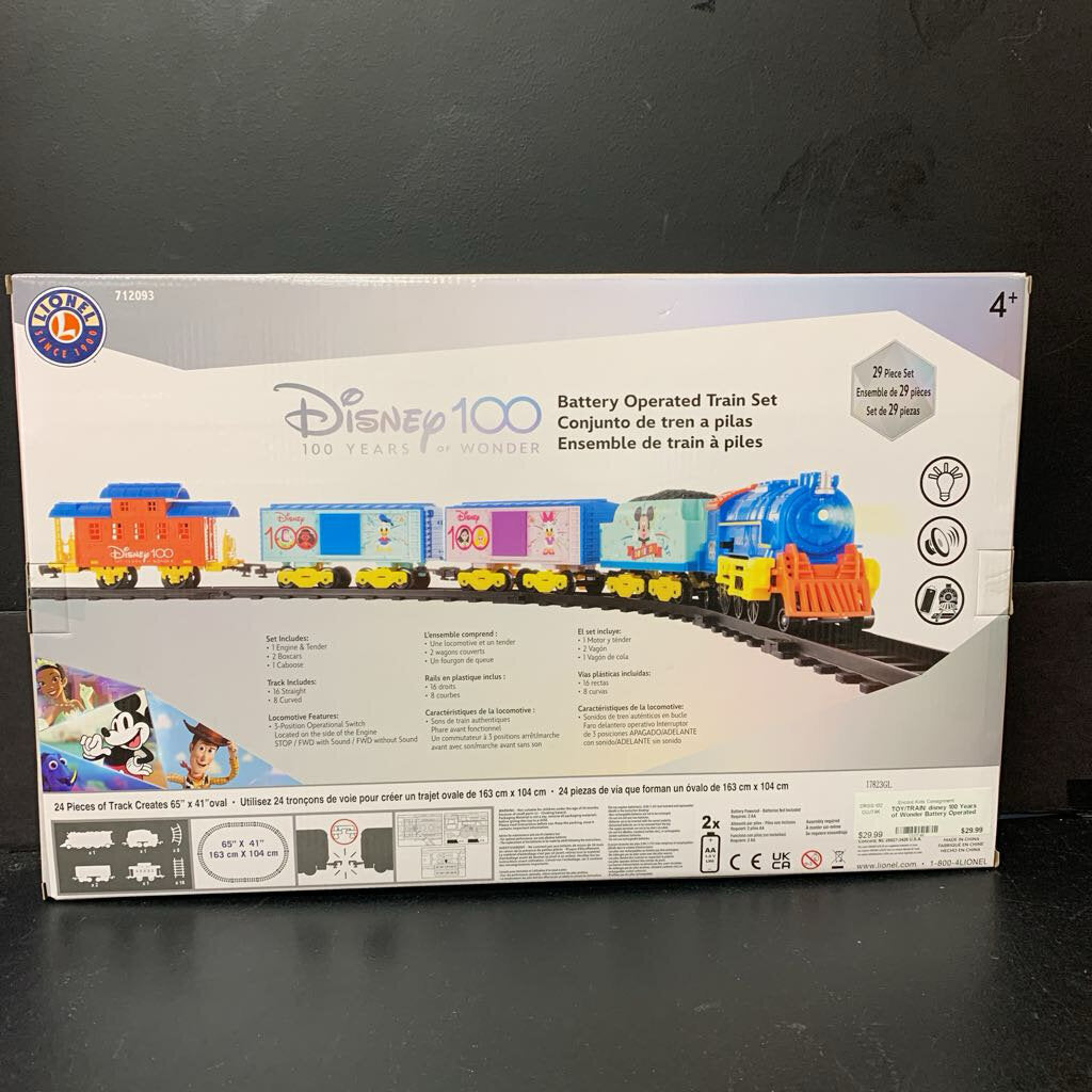100 Years of Wonder Battery Operated Train Set – Encore Kids Consignment
