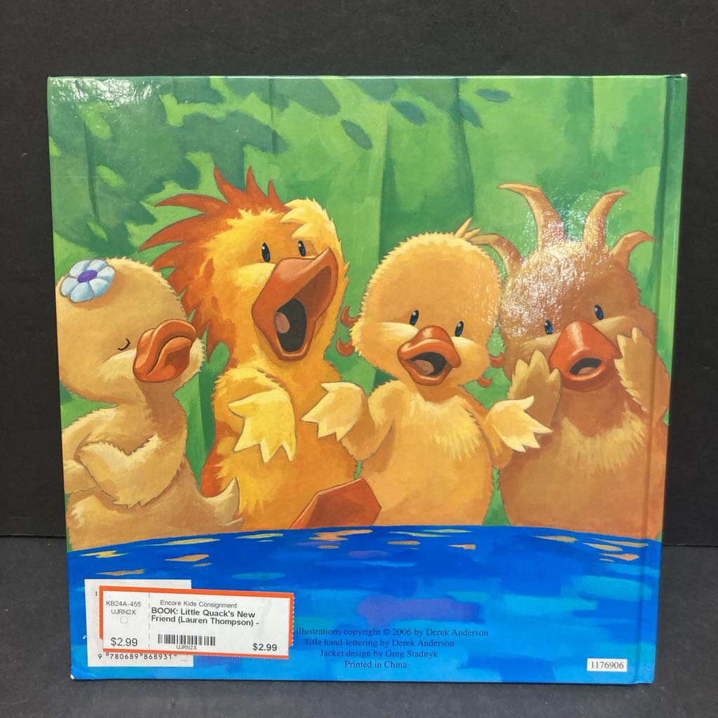 Little Quack's New Friend (Lauren Thompson) -hardcover – Encore Kids ...