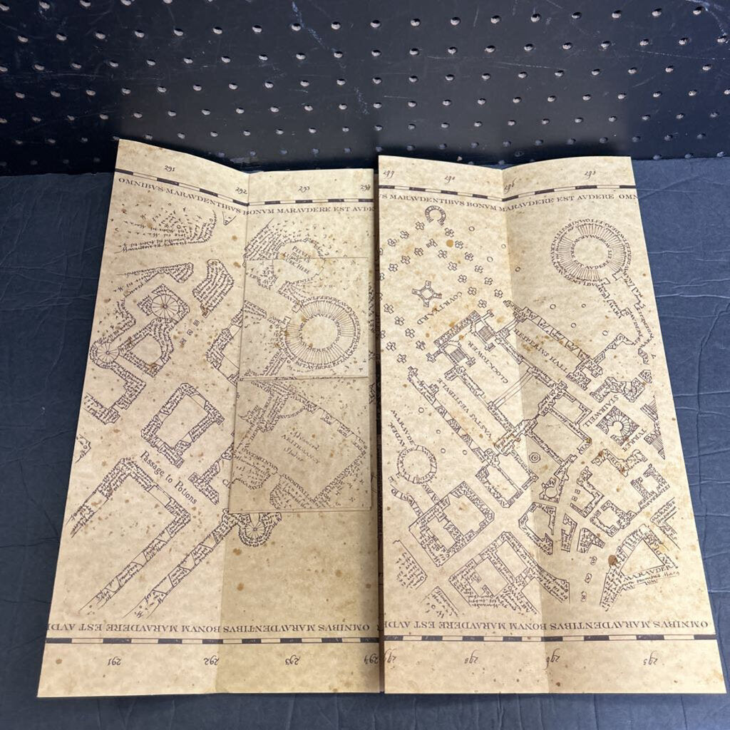 The Marauder's Map Collectible Fold Out Map – Encore Kids Consignment