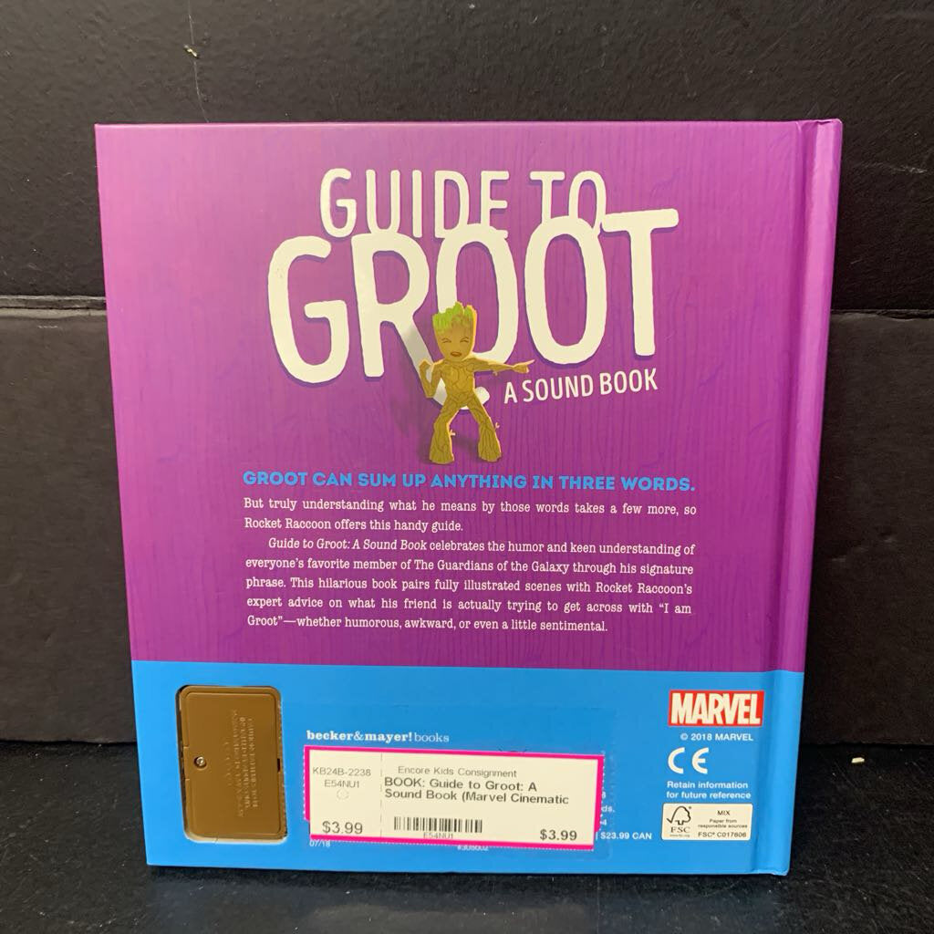 Guide to Groot: A Sound Book (Marvel Cinematic Universe/MCU/Marvel Com ...