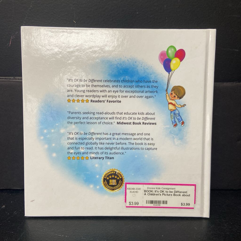 It's OK to be Different: A Children's Picture Book about Diversity and ...