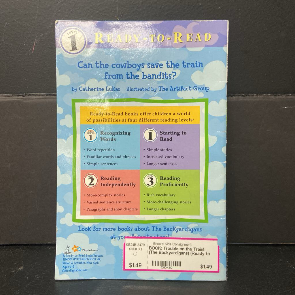 Trouble on the Train! (The Backyardigans) (Ready to Read Level 1) -cha ...