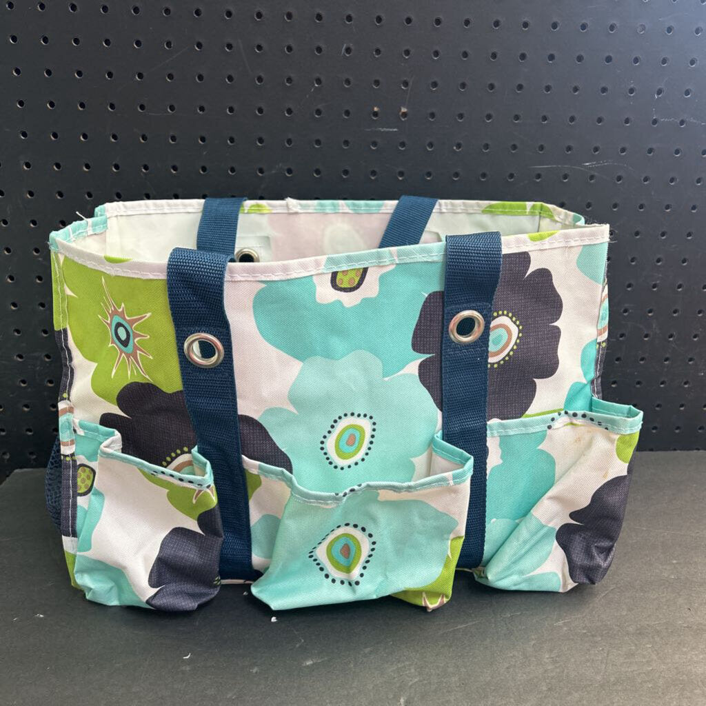 Flower Utility Tote Bag – Encore Kids Consignment