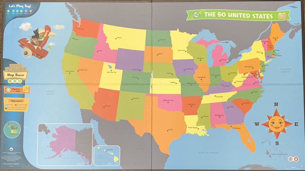 Tag Reading System Interactive United States Map – Encore Kids Consignment