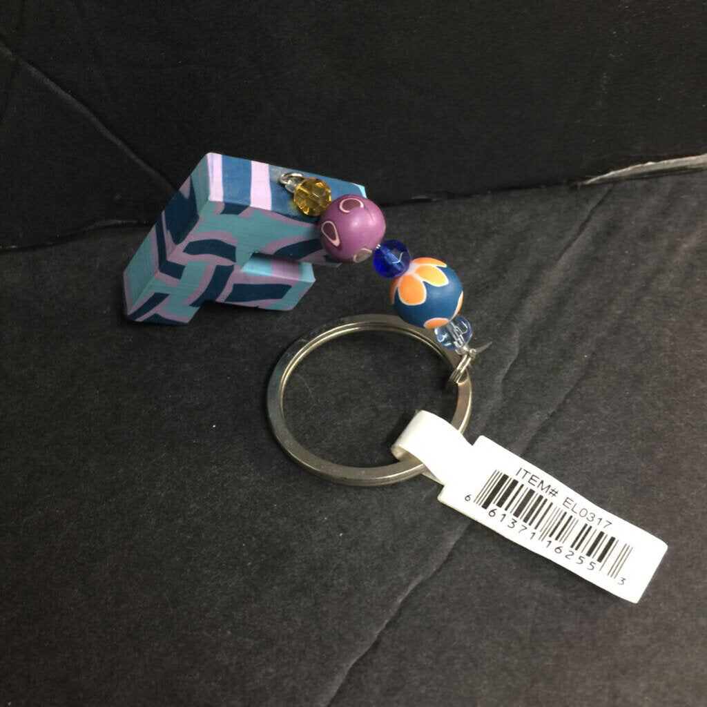"F" Keychain – Encore Kids Consignment