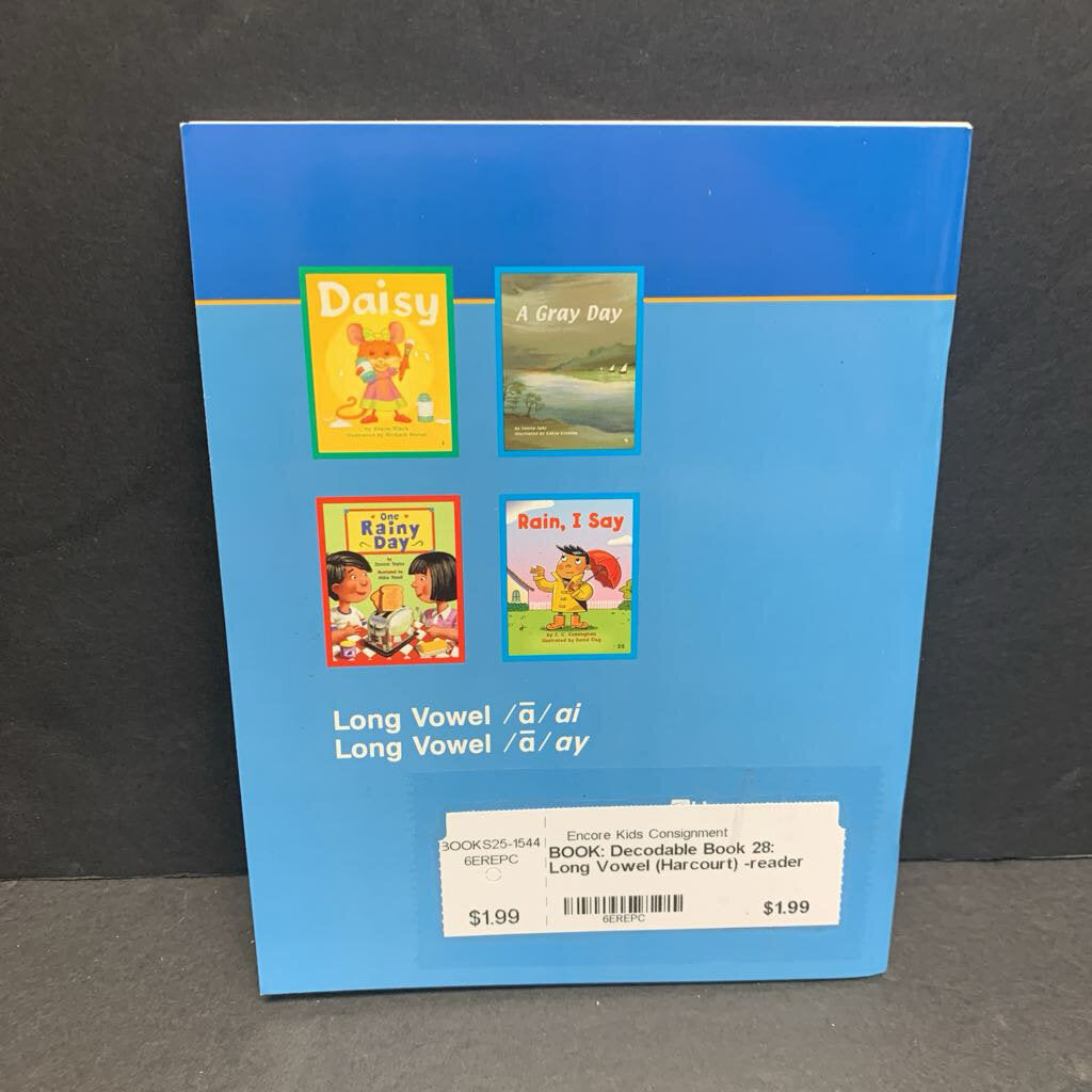 Decodable Book 28: Long Vowel (Harcourt) -reader paperback – Encore ...