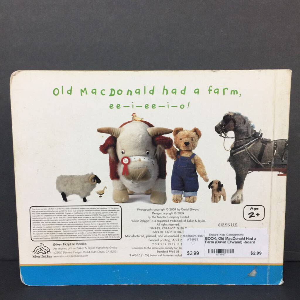 Old MacDonald Had a Farm (David Ellwand) -board – Encore Kids Consignment