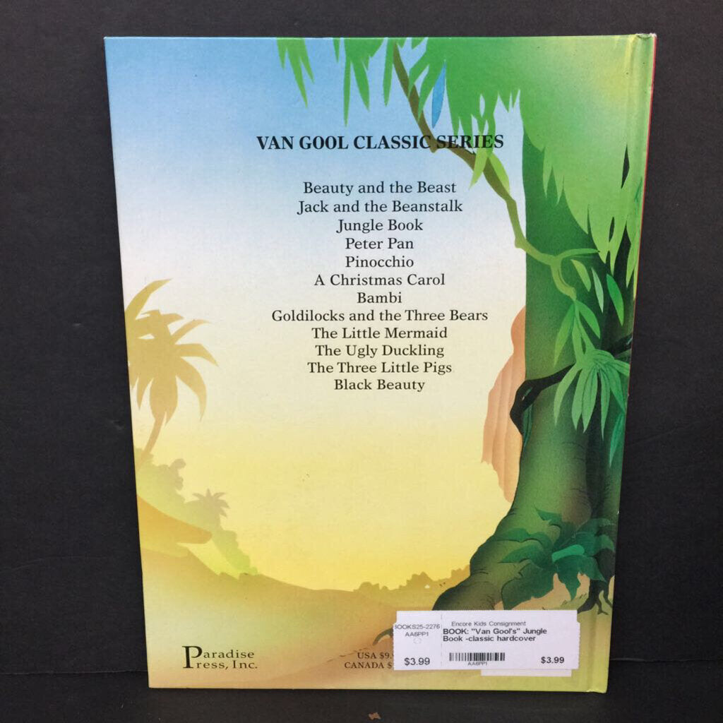 "Van Gool's" Jungle Book -classic hardcover – Encore Kids Consignment
