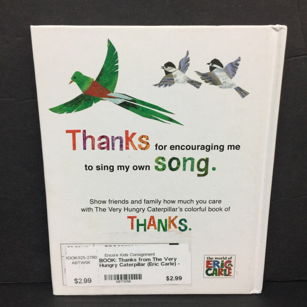 Thanks from The Very Hungry Caterpillar (Eric Carle) -hardcover ...
