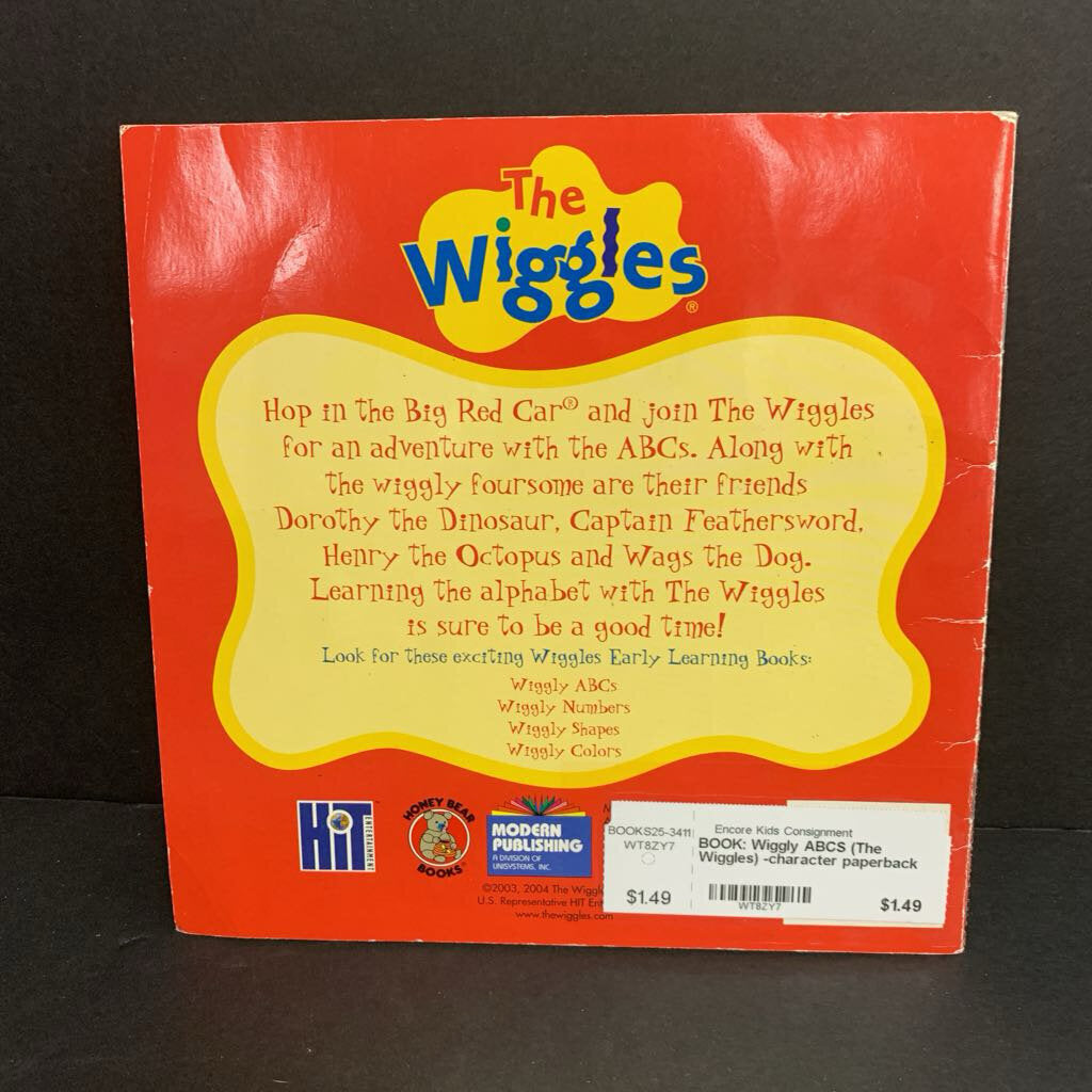 Wiggly ABCS (The Wiggles) -character paperback – Encore Kids Consignment