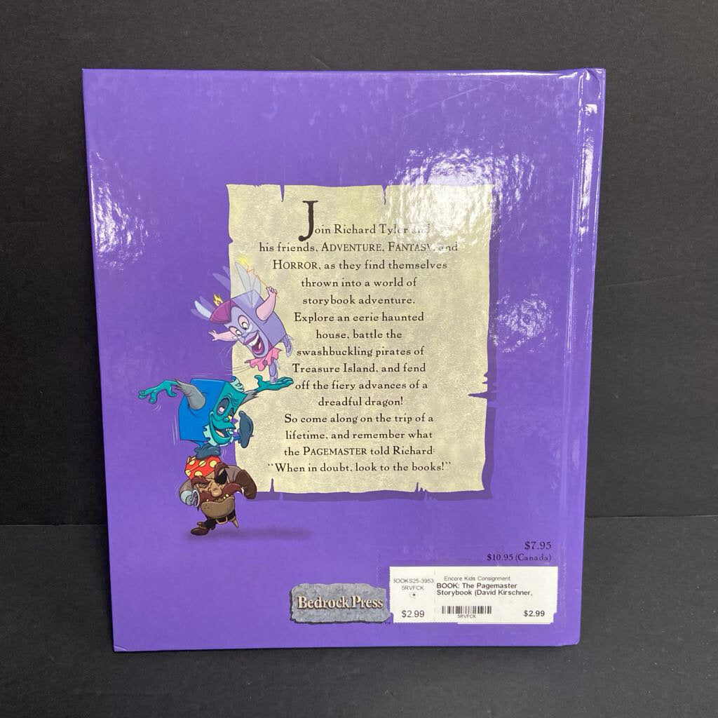 The Pagemaster Storybook (David Kirschner, David Casci, & Ernie Contre ...