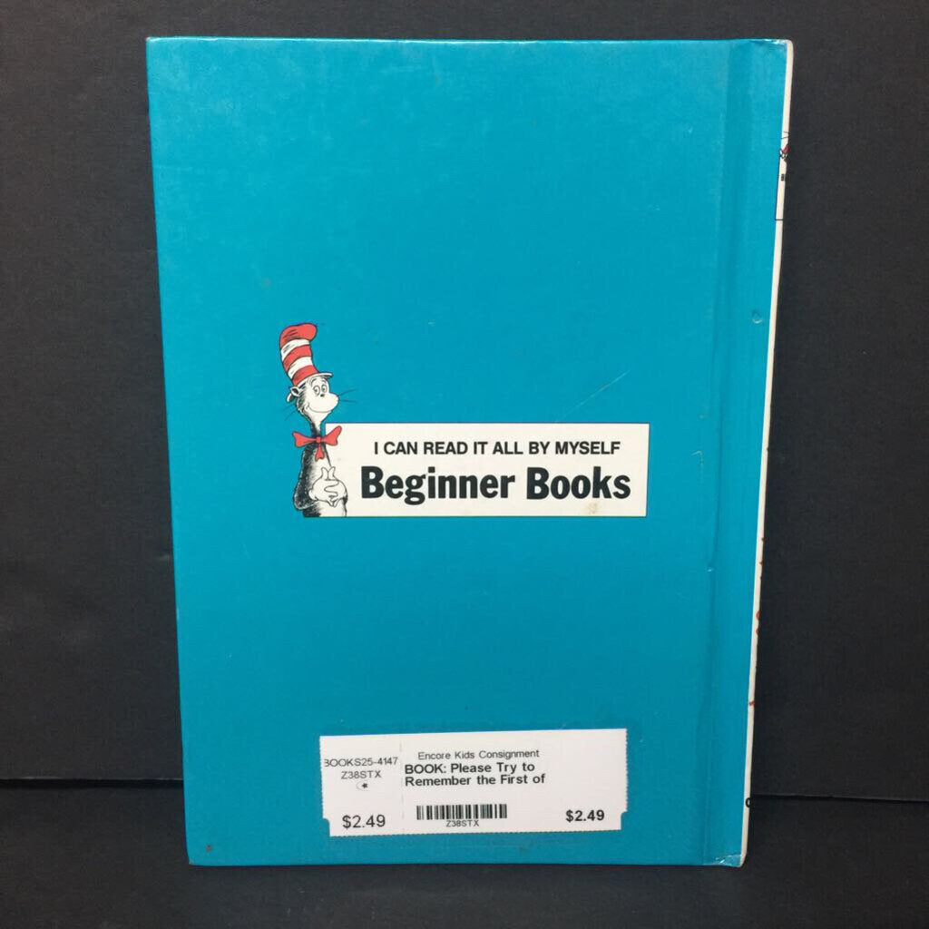Please Try to Remember the First of Octember! (Theo. LeSieg) -dr. seus ...