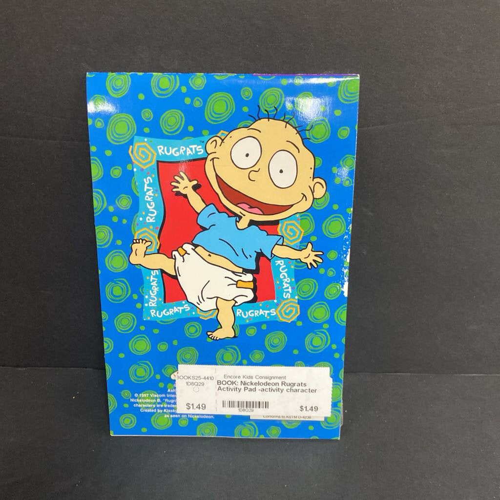 Nickelodeon Rugrats Activity Pad -activity character paperback – Encore ...
