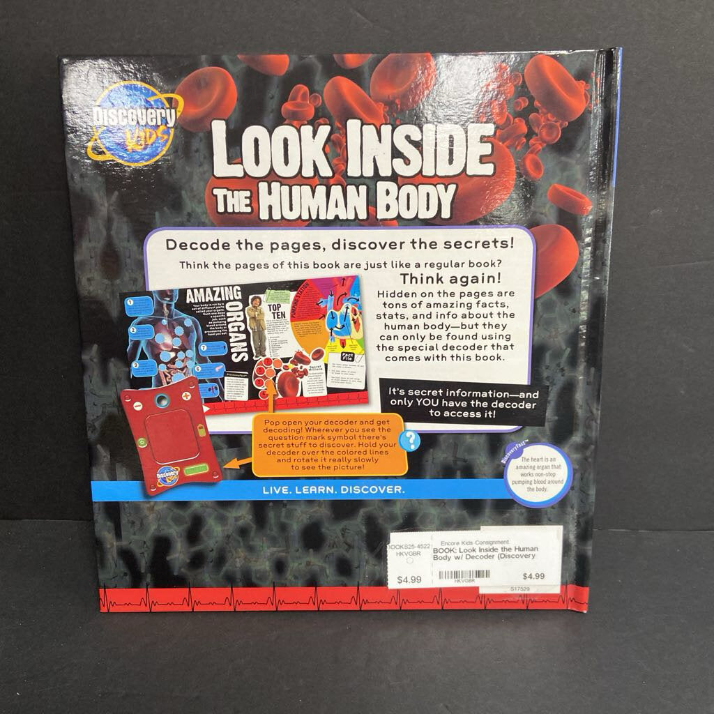 Look Inside the Human Body w/ Decoder (Discovery Kids) (Anatomy) -educ ...